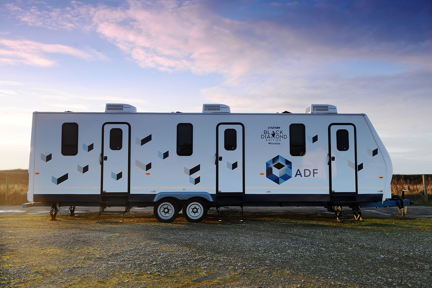 Black Diamond: 3-Way Artiste Trailer - Facilities by ADF PLC