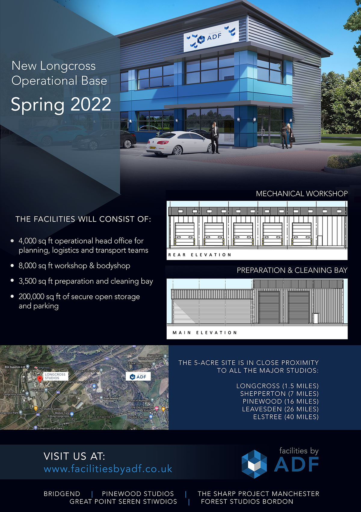 ADF’s New Longcross Operational Base - Facilities by ADF PLC